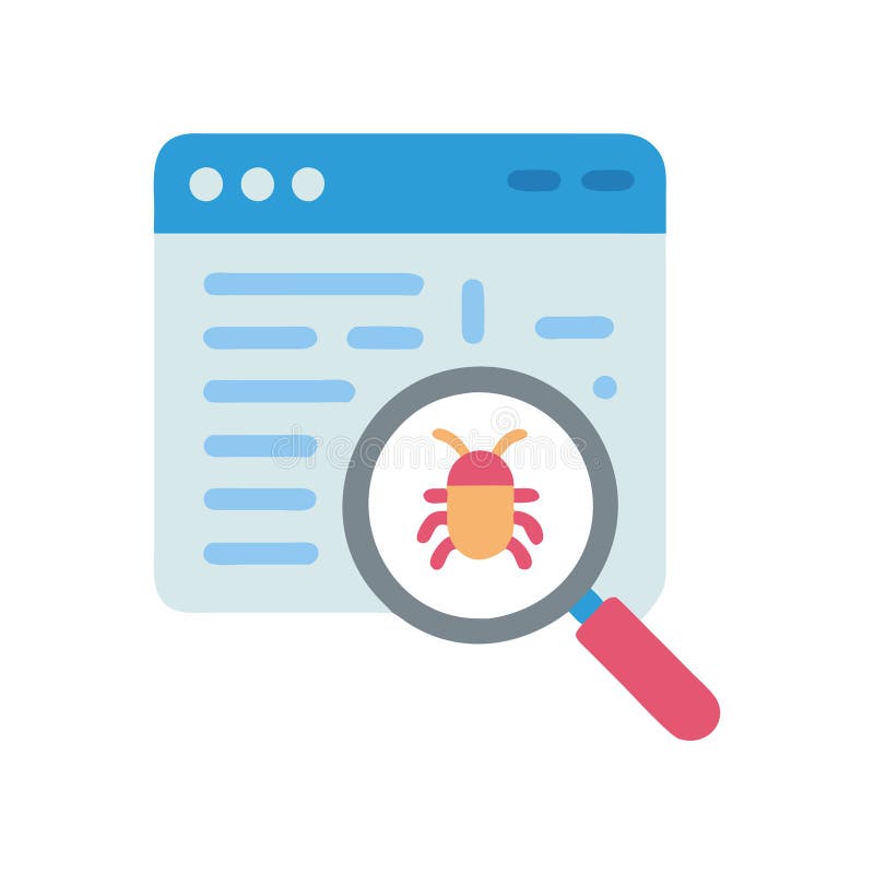 Innovative Debugging Design Icon Stock Illustration - Illustration of ...