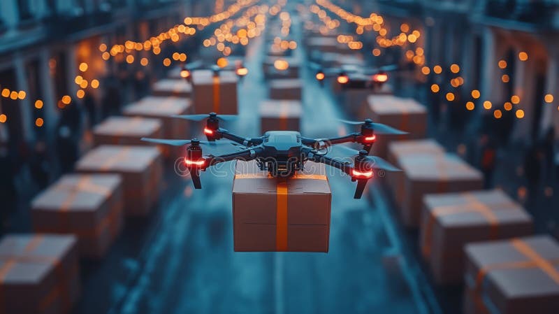 Innovative Delivery Methods in Action As Drones Autonomously Transport ...