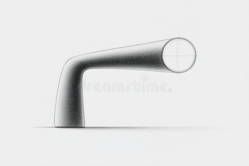 Innovative Design Concept for a Modern Faucet Showcasing Sleek Curves ...