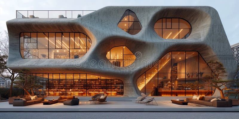 Innovative Design with Geometric Elements and Expressive Lines Adding ...