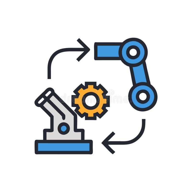 Innovative Automation Icon stock vector. Illustration of systems ...