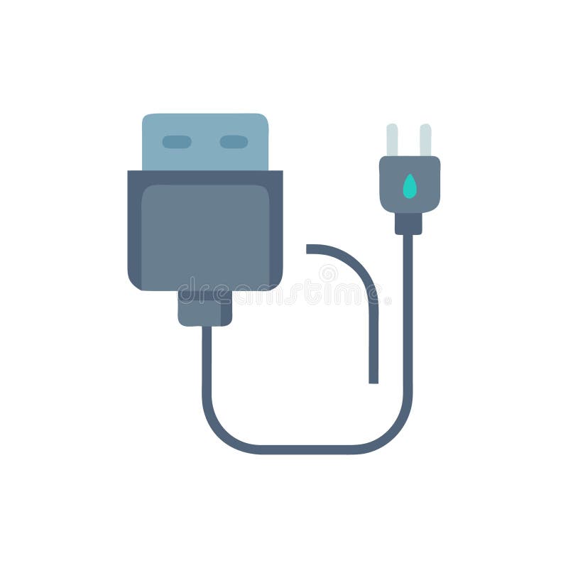 Innovative Charger Adapter Vector Icon Stock Illustration ...
