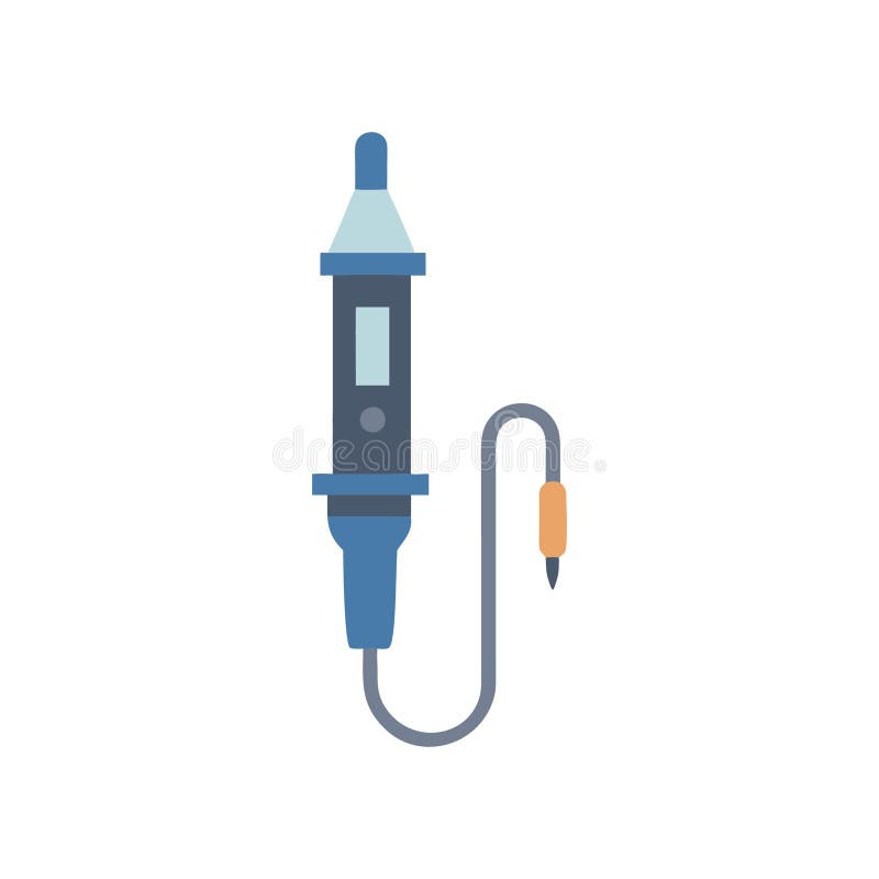 Innovative Circuit Tester Pen Vector Icon Stock Illustration ...