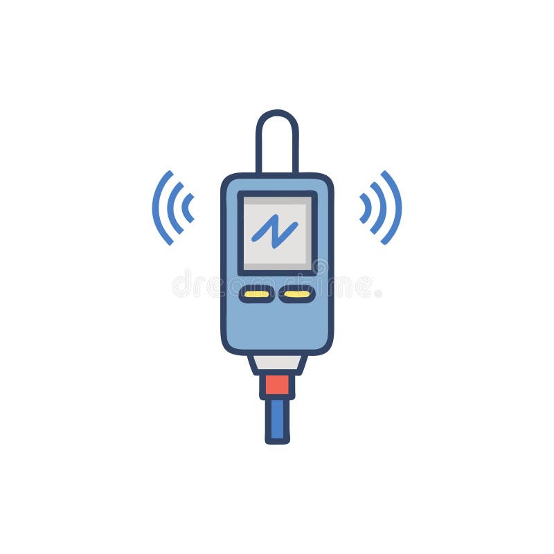 Innovative Contactless Voltage Detector Vector Icon Stock Illustration ...