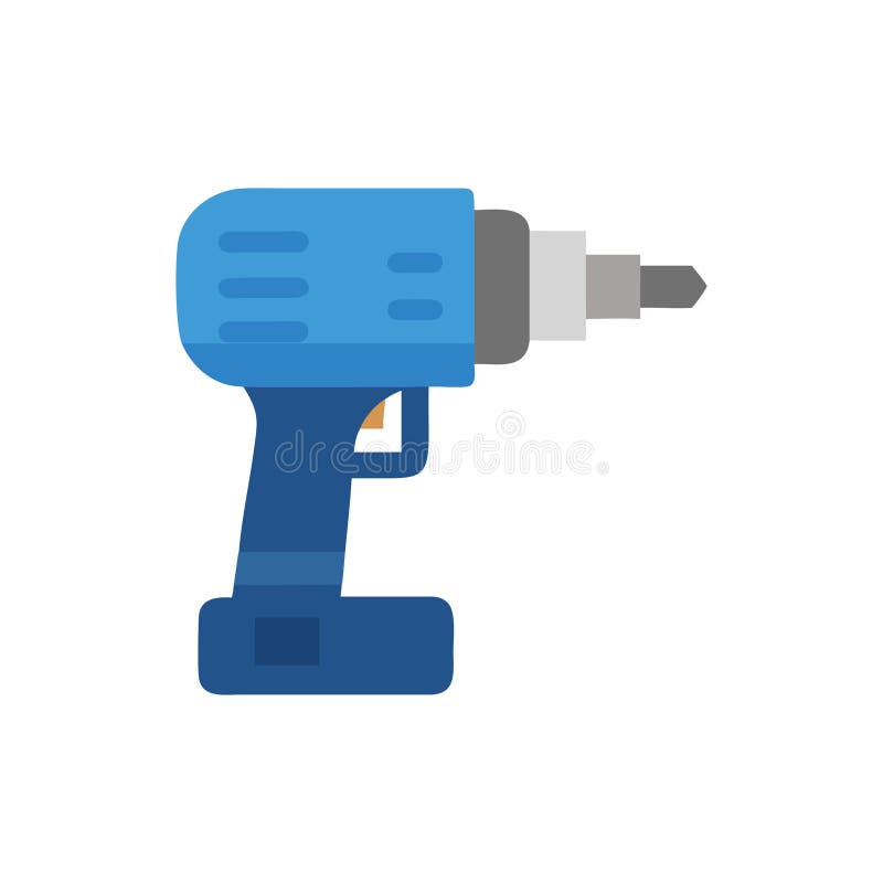 Innovative Cordless Drill Vector Icon Stock Illustration - Illustration ...