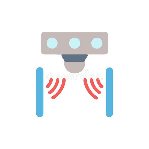 Innovative Passive Infrared Sensor Vector Icon Stock Illustration ...