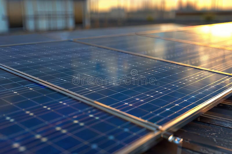 Innovative Design: Solar Panel with Intricate Square Patterns ...