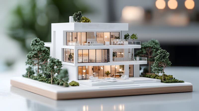 Innovative Design: Stunning 3D-Printed Housing Model Showcasing Modern ...
