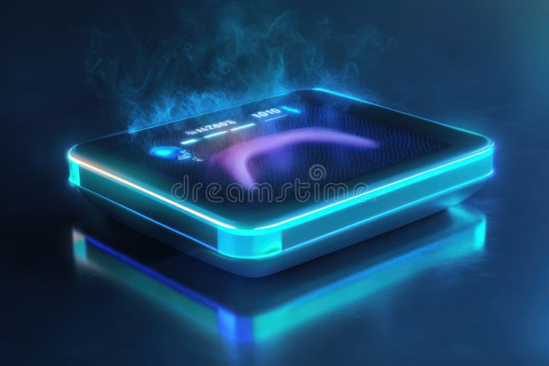 Innovative Device with Glowing Features and Vapor Effects in a ...