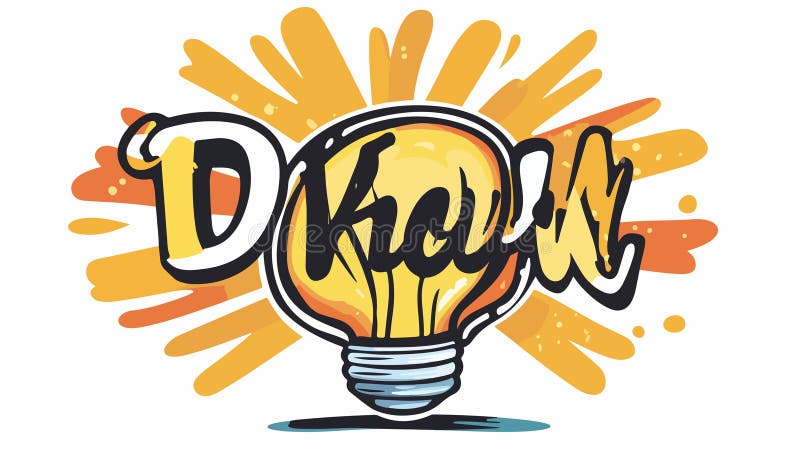 Innovative Did You Know Label Design with Light Bulb for Creative ...