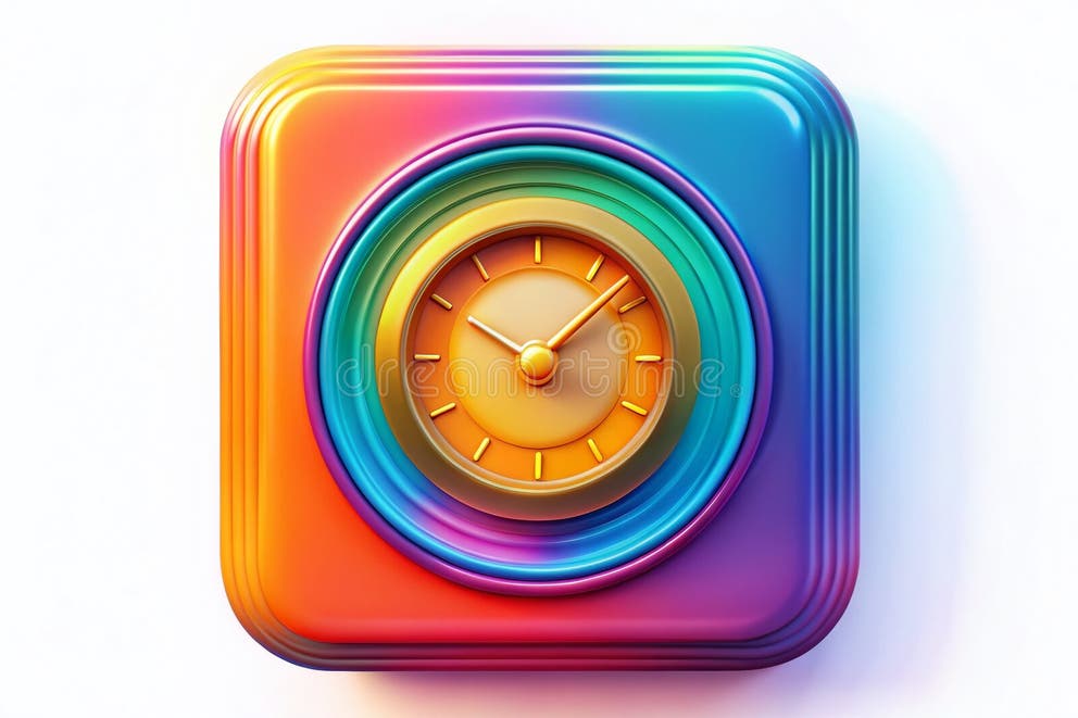 Innovative Digital Clock Application Stunning 3D Interface for Enhanced ...