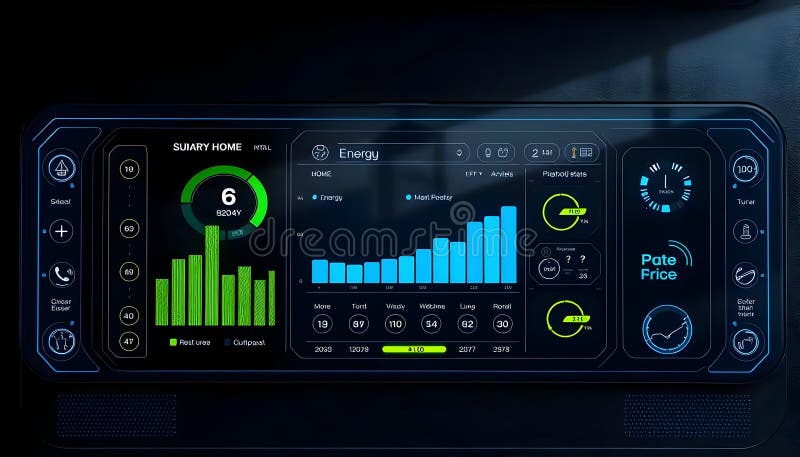 Innovative Digital Dashboard Displaying Analytics and Data ...