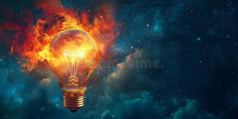 An Innovative Digital Light Bulb Concept Featuring Stunning Fiery ...