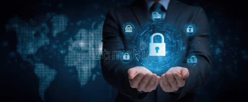 The Innovative Digital Lock Representing Cybersecurity and Data ...