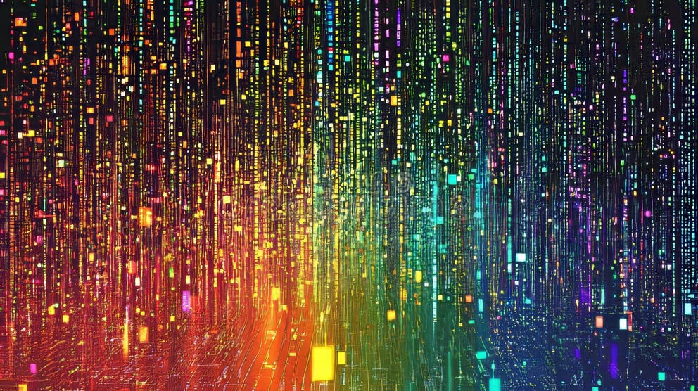 Innovative Digital Pixel Patterns in it Services Background for ...