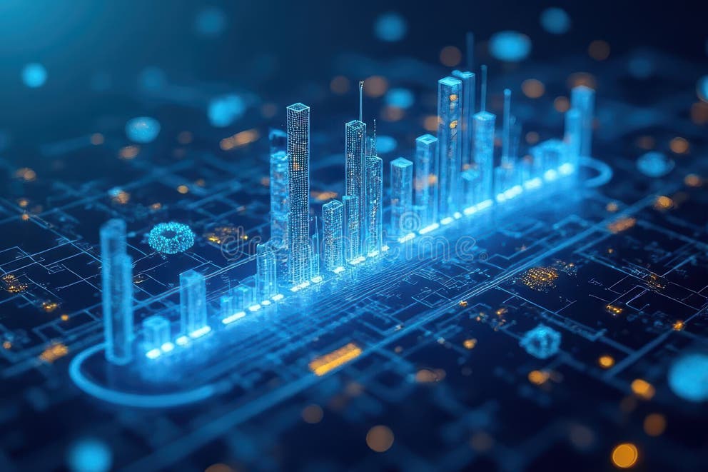 Innovative Digital Solutions for Booming E-Commerce Stock Illustration ...