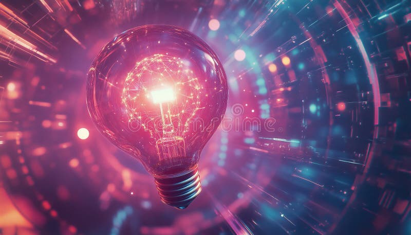 Innovative Digital Technology Converging To Illuminate the Future Stock ...