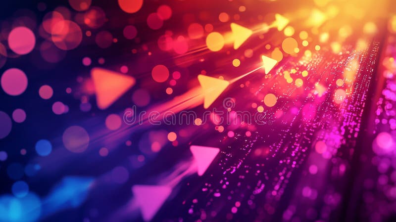 Innovative Digital Transformation Illustrated with Bright Arrows and ...