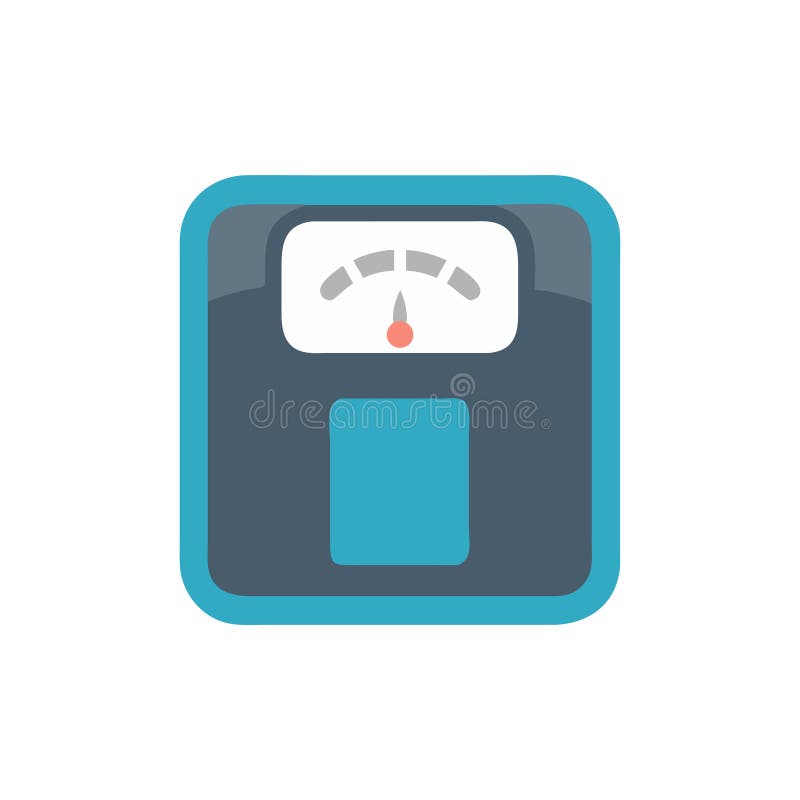 Innovative Digital Weight Scale Icon Stock Illustration - Illustration ...
