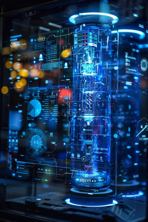 Innovative Display Showing Energy Flow of Hydrogen Fuel Cell Technology ...