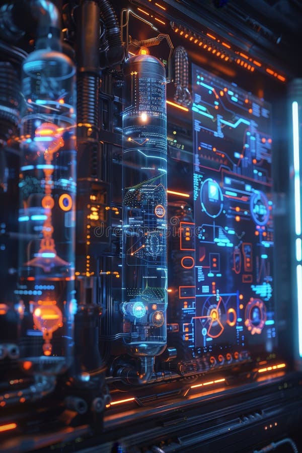 Innovative Display Showing Energy Flow in Hydrogen Fuel Cells ...