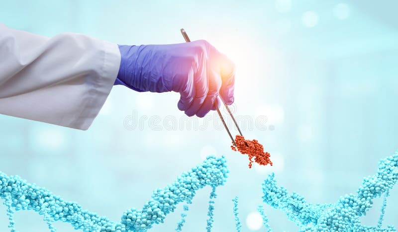 Innovative DNA Technologies in Science and Medicine Stock Image - Image ...