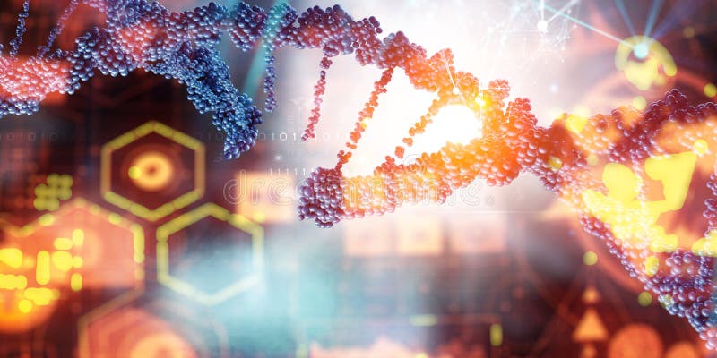 Innovative DNA Technologies in Science and Medicine Stock Photo - Image ...