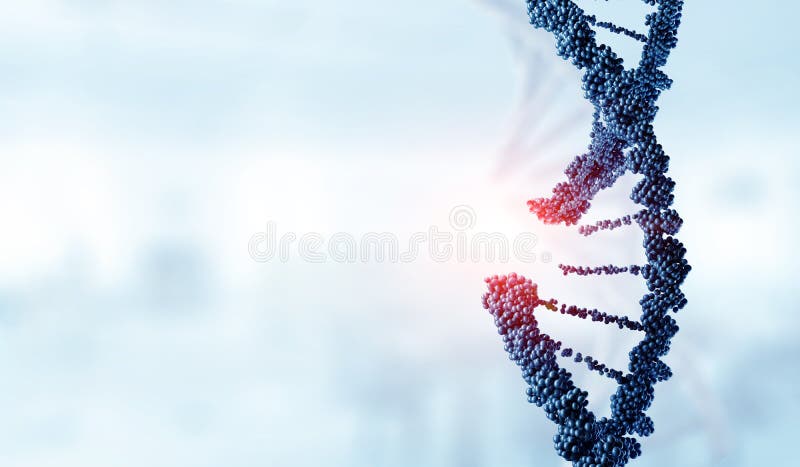 Innovative DNA Technologies in Science and Medicine Stock Illustration ...