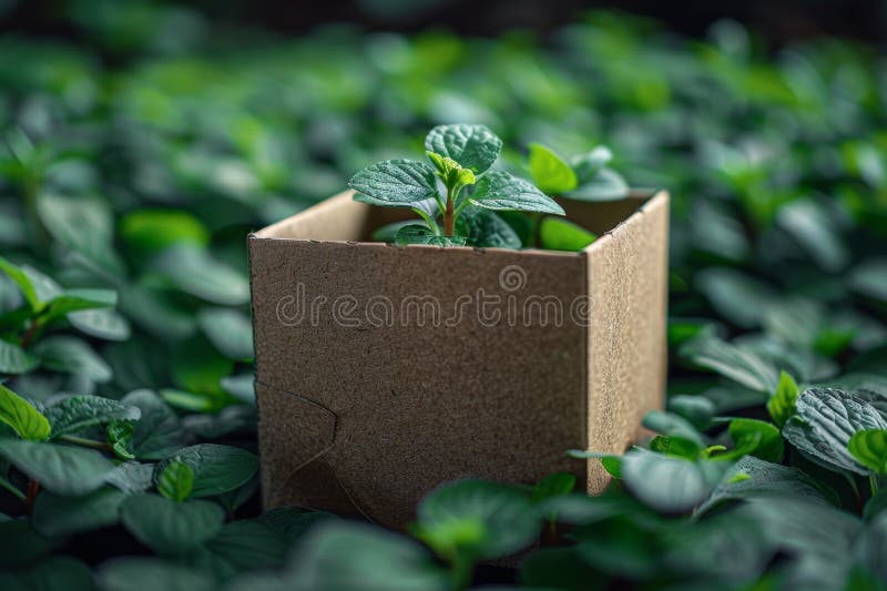 Innovative Eco Friendly Packaging a Green Box Made from Recycled ...