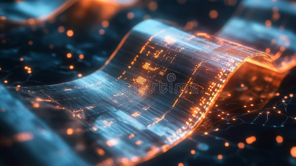 Innovative Eco-Friendly Semiconductor Technology Visualized Stock ...