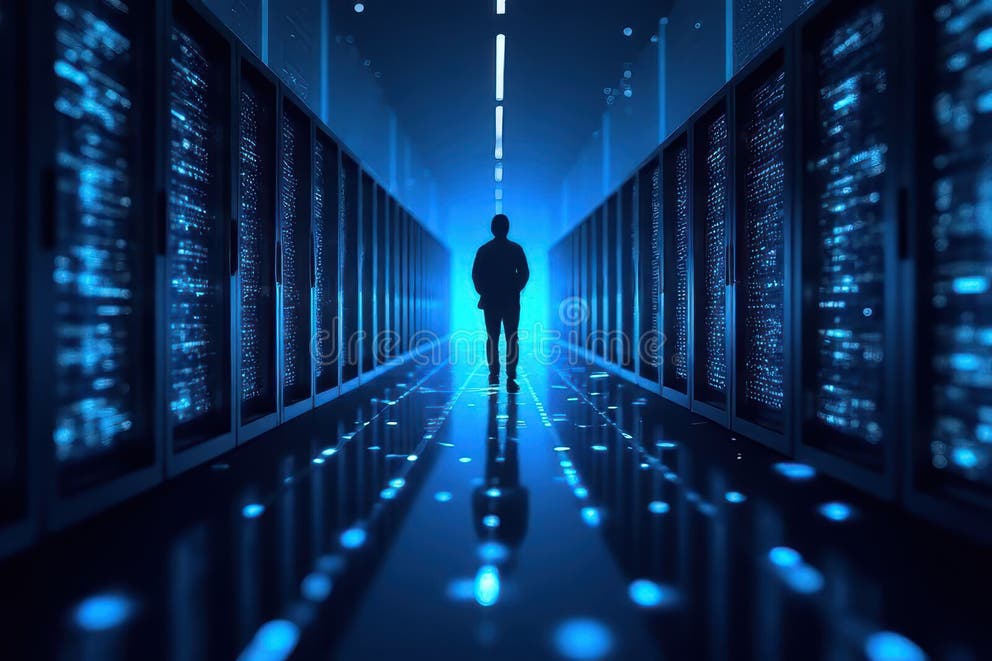 Innovative Edge Computing Infrastructure Visualisation Stock ...