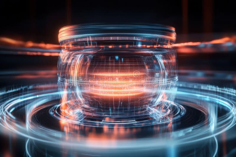 Innovative Energy Storage Technology Showcased Futuristic Digital ...