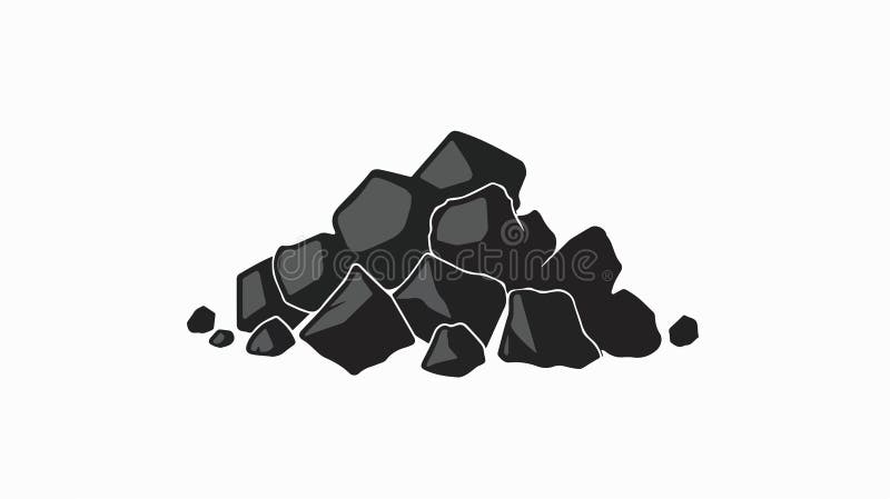Innovative Energy and Technology Coal Icon for Modern Designs Stock ...