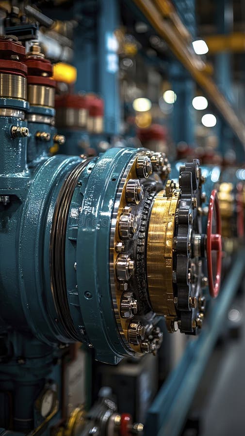 Innovative Engine Design on Production Line Stock Illustration ...