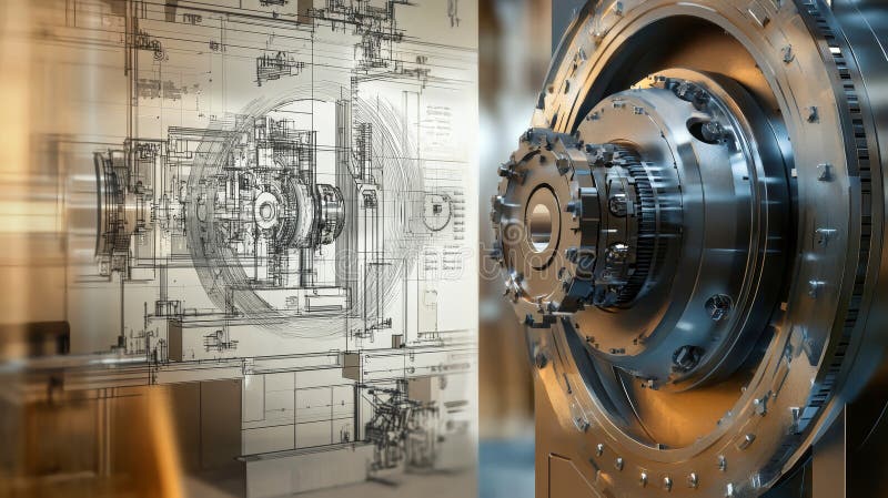 Innovative Engineering Collage Showcasing Modern Machine Tools in a ...