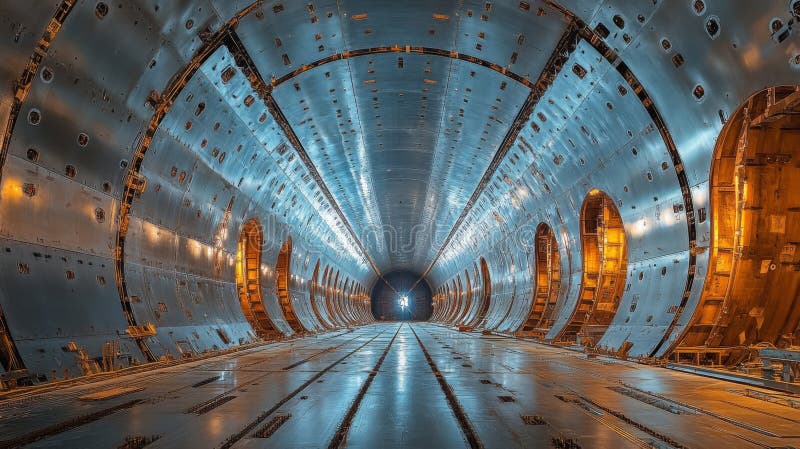 Innovative Engineering Project Showcasing a Vast Metallic Structure in ...