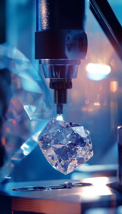 Innovative Examination of a Diamond in a High Tech Laboratory ...