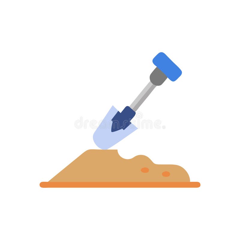Innovative Excavation Tool Icon Design Stock Photo - Illustration of ...