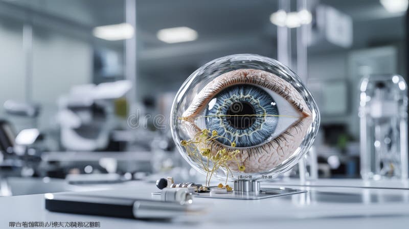 Innovative Eye Model Displayed in Laboratory Science Exhibit High-tech ...