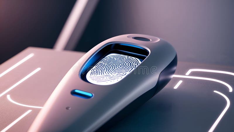 Innovative Fingerprint Scanner Showcasing Advanced Technology in a ...