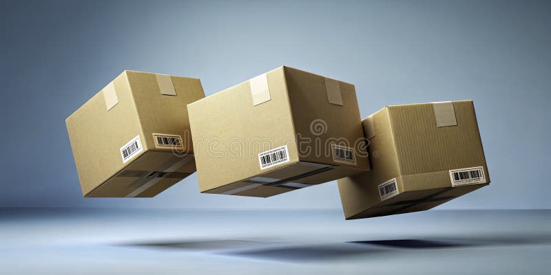 Innovative Floating Cardboard Boxes Streamlining Express Logistics and ...