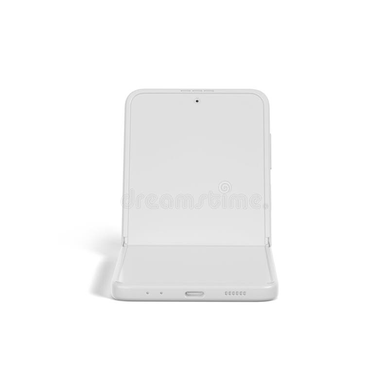 Innovative Foldable Flip Phone with Sleek Design Stock Illustration ...