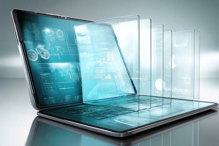 Innovative Foldable Touchscreen Tablet Transforms into Sleek Laptop for ...