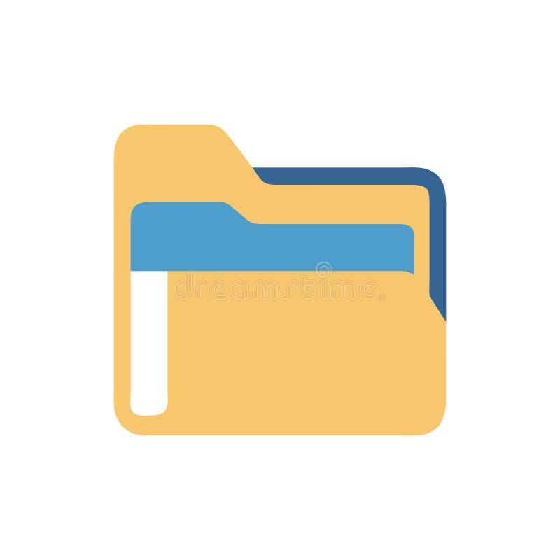 Innovative Folder Design Icon Stock Vector - Illustration of digital ...