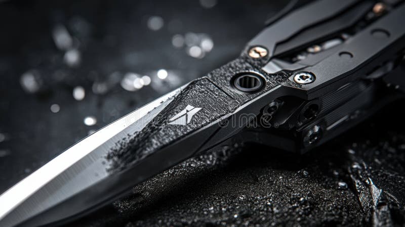 Innovative Folding Knife Showing Precision Engineering and ...