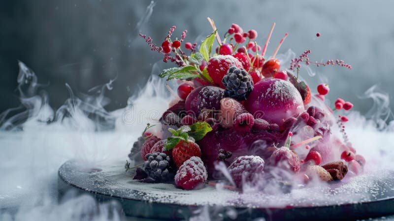 Innovative Food Styling Techniques that Experiment with Color Stock ...