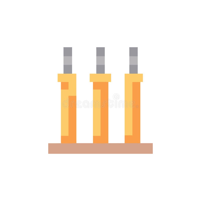 Innovative Foundation Pillars Icon Design Stock Illustration ...