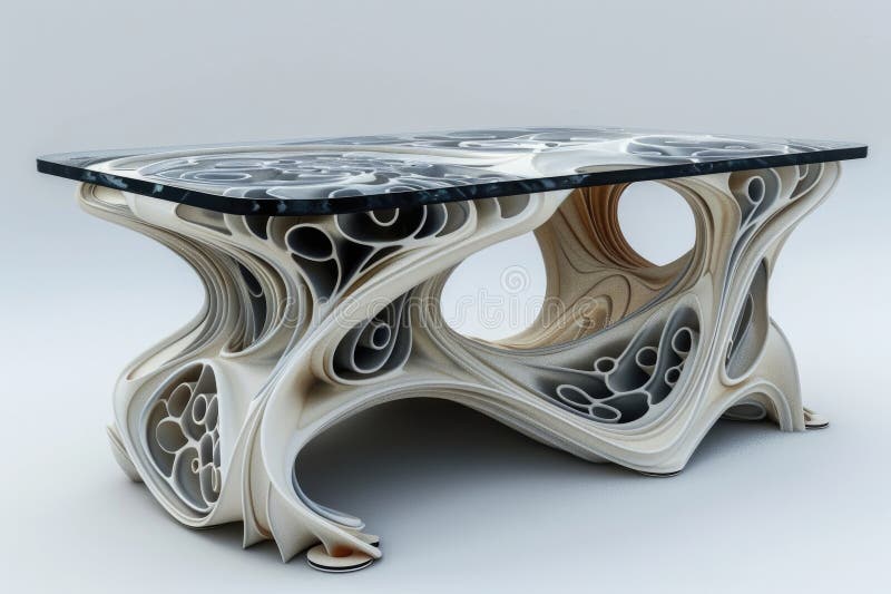Innovative Furniture Concept - Showcasing a Creative Table Design Model ...