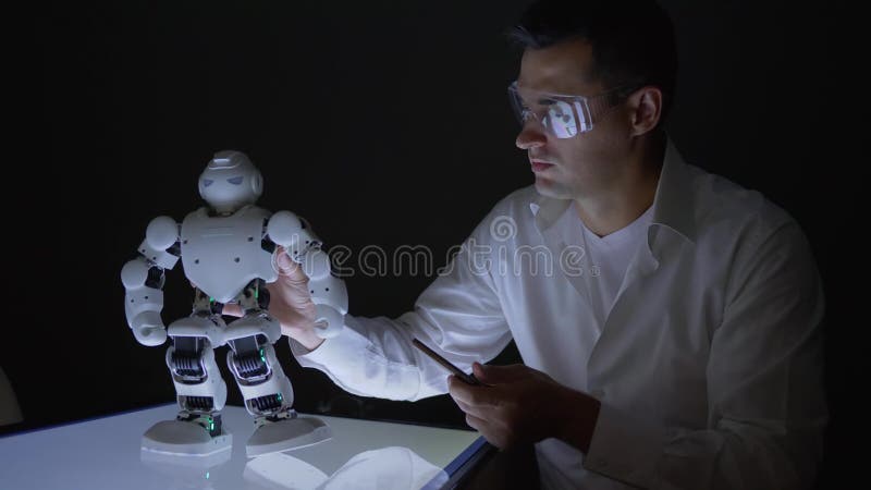 Innovative Future, Engineers Scientists Male Studying Abilities ...