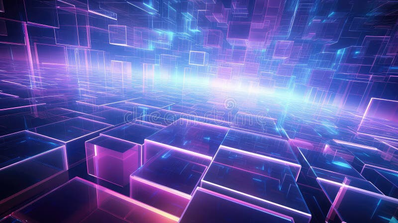 Innovative Futuristic Dynamic Background Stock Illustration ...